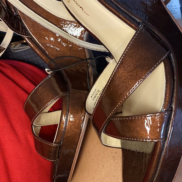 Jessica Simpson | Shoes | Jessica Simpson Metallic Jilly Bronze ...